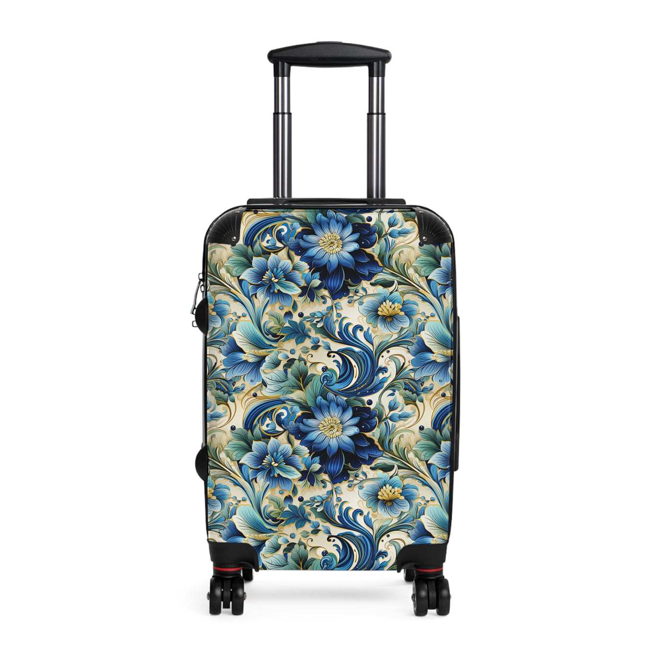 Blue & White Paisley Suitcase